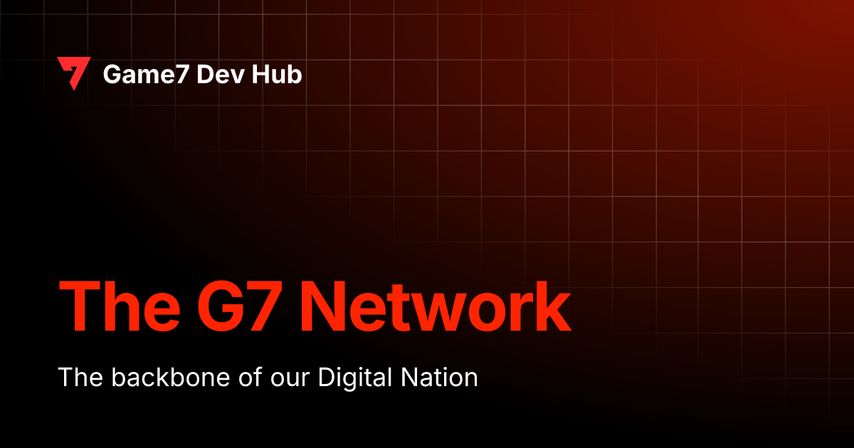 The G7 Network | Game7 Dev Hub